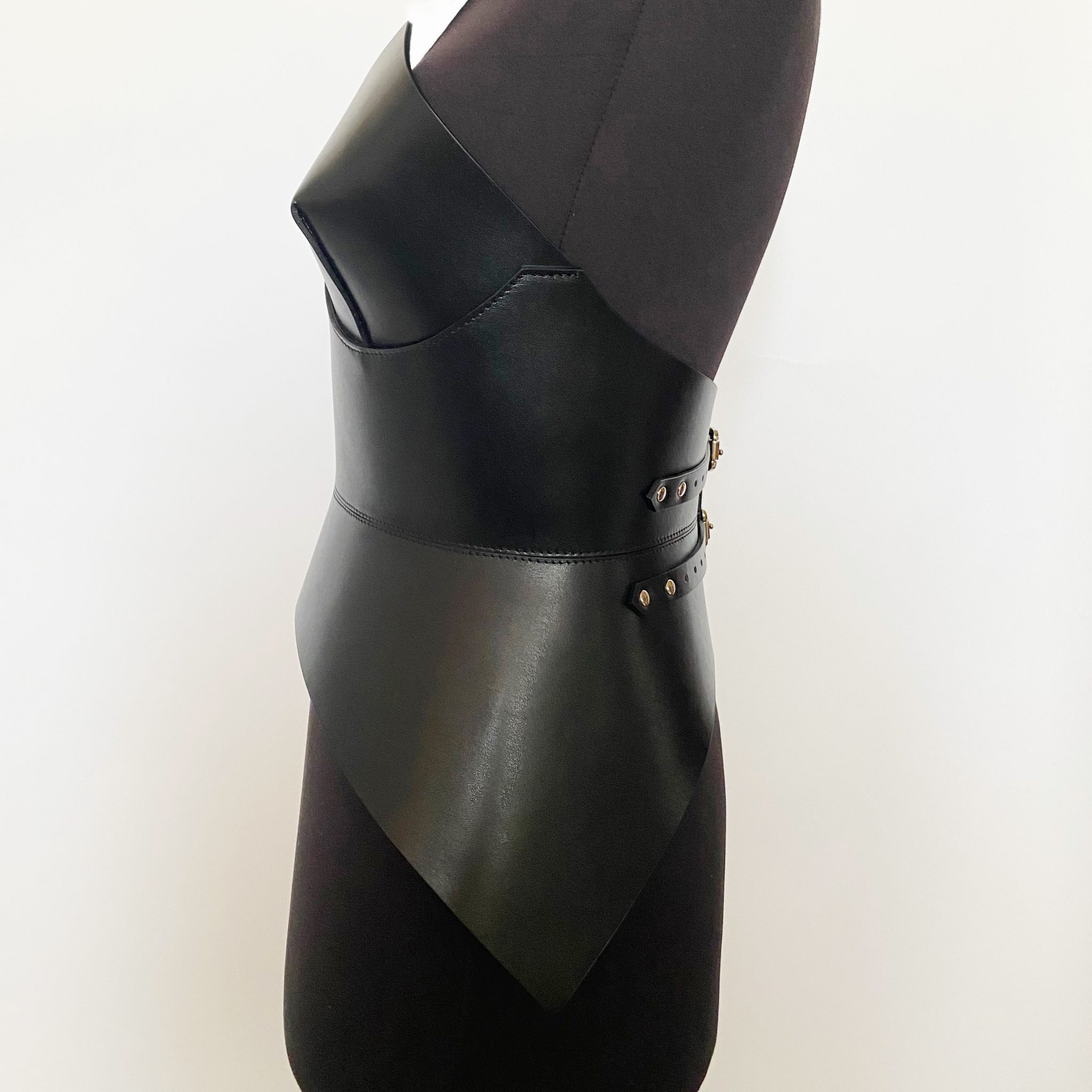 Full Body Leather Corset Belt - ARIA MARGO